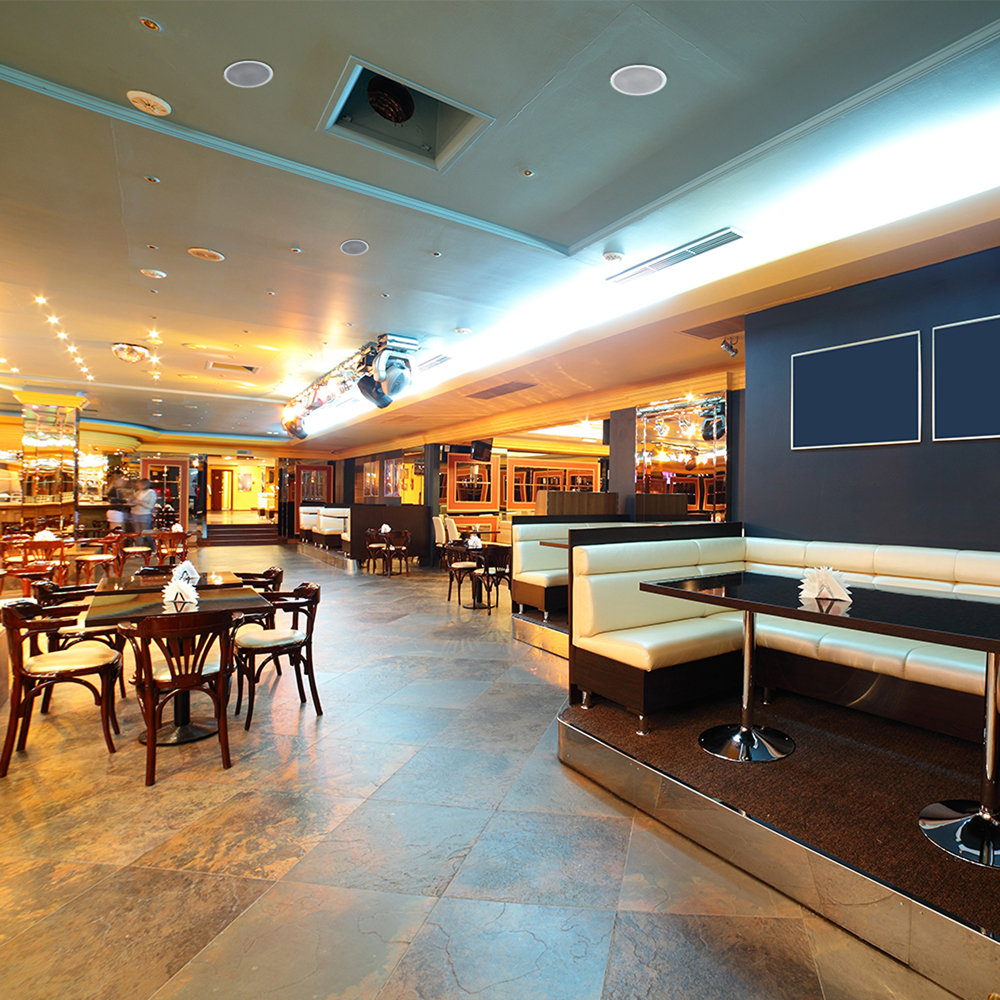 8 x 5" Ceiling Speaker Kit - 4-Zone Wall Mounted Volume Control