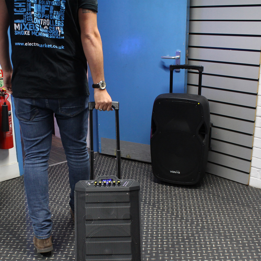 Bluetooth Portable PA System with Wireless Microphone - Vonyx VPS10