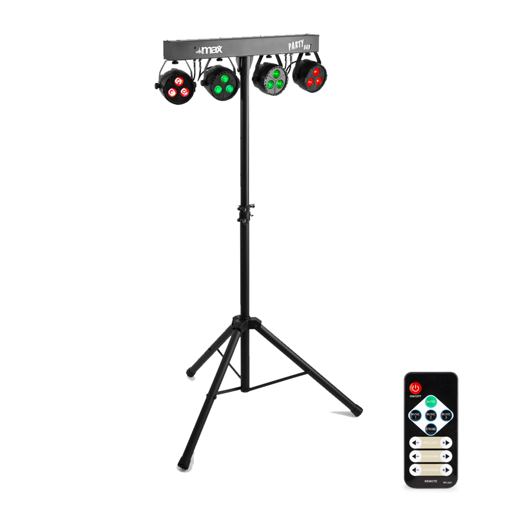 Max Partybar7 Party Lighting & S500 Smoke Machine