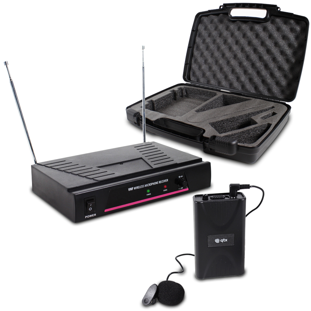 Skytec Wireless Clip-On Microphone System, VHF