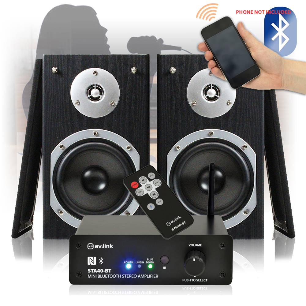Home Audio System 5" Speakers with Wireless Bluetooth Stereo HiFi ...