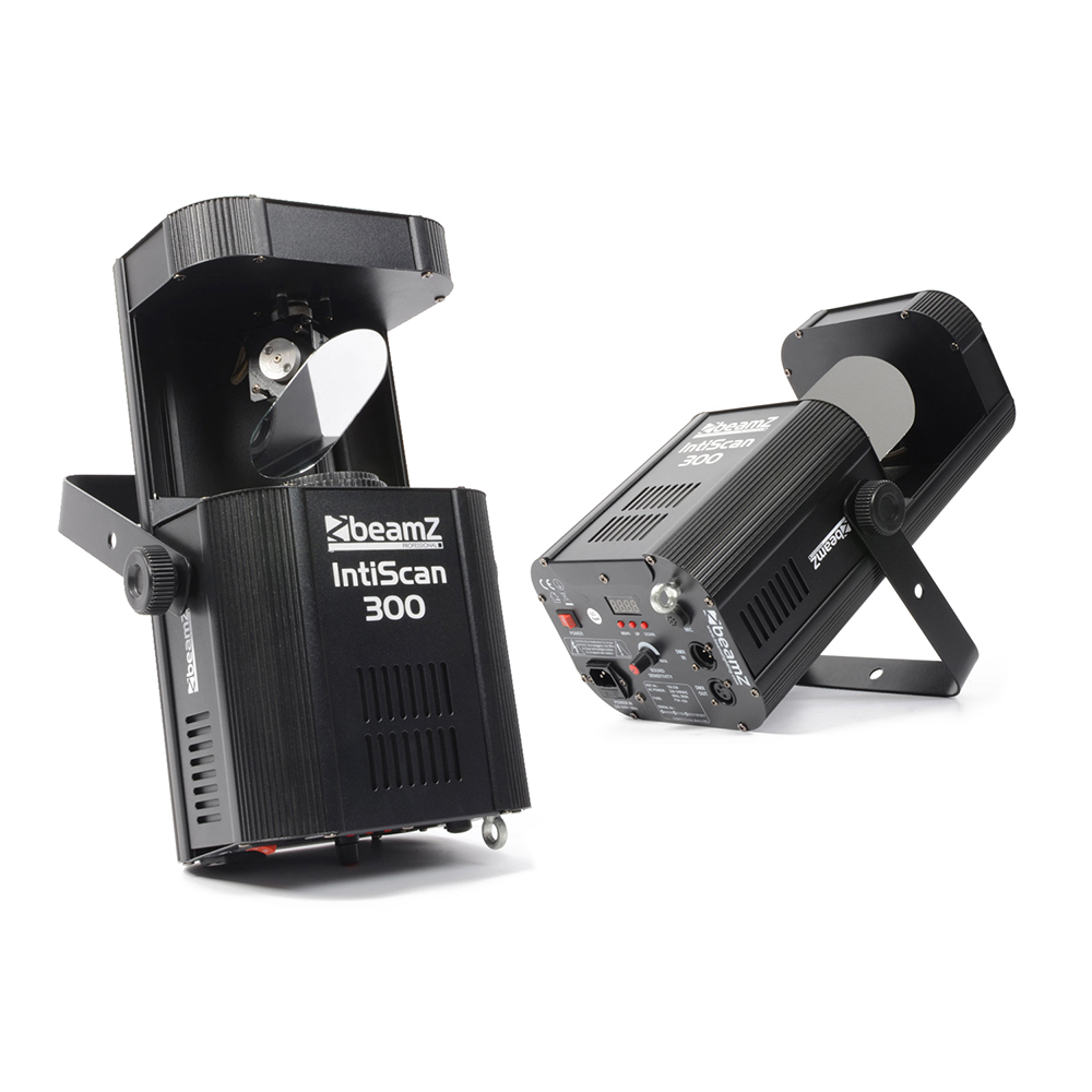 BeamZ Professional IntiScan300 LED GOBO Scanner DJ Lights Pair