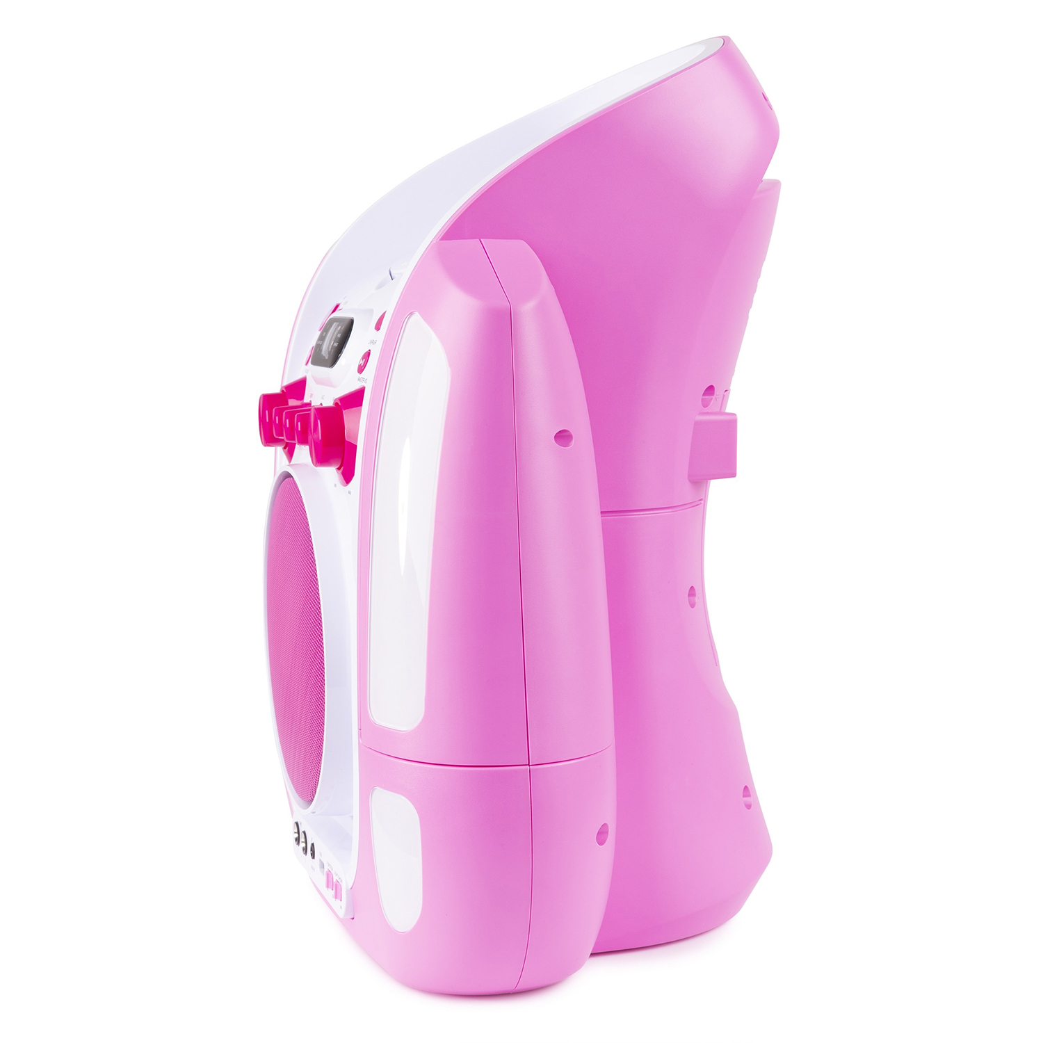 Fenton SBS30P Kids Karaoke Machine with Microphones, Pink