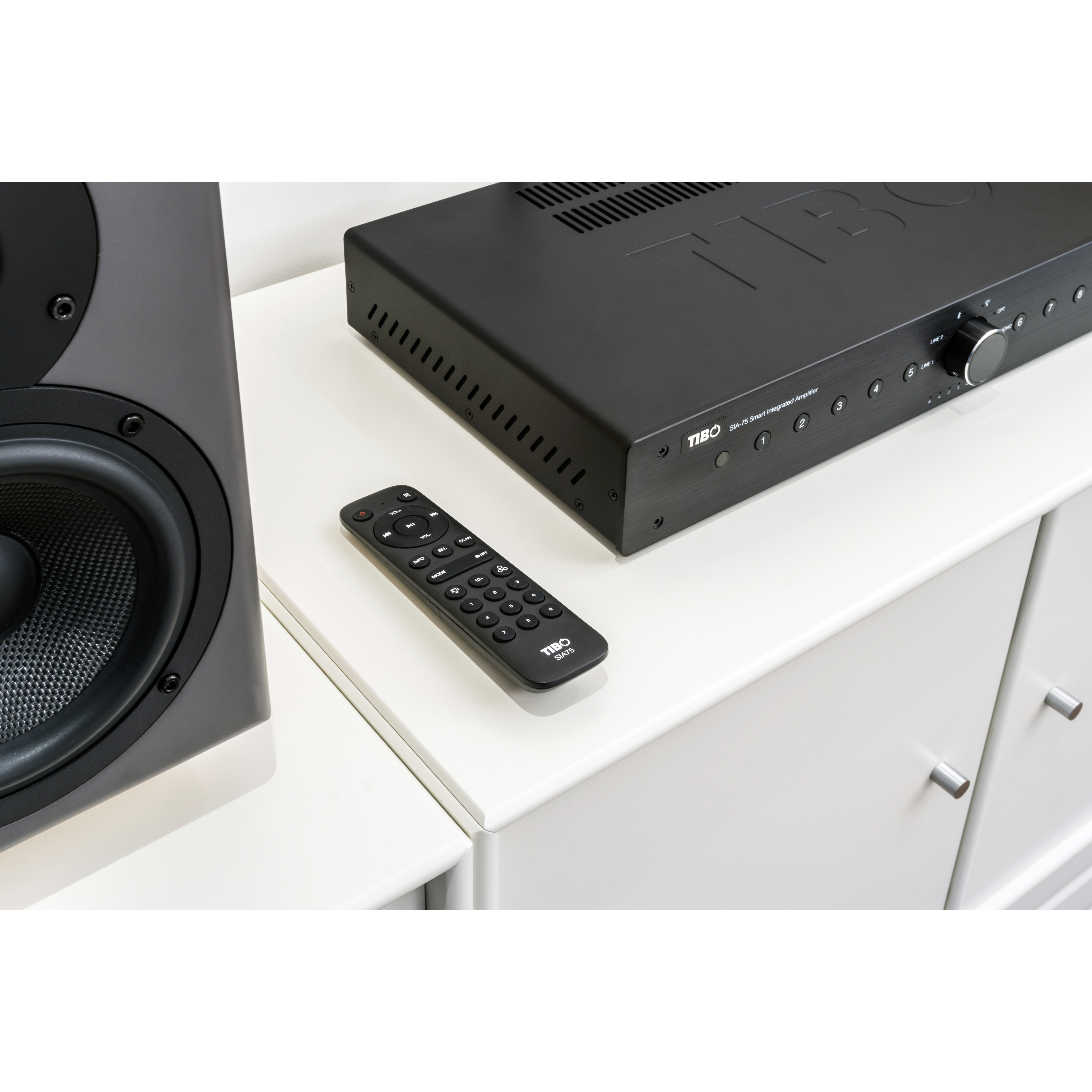 Tibo SIA75 Wi-Fi Bluetooth Hi-Fi Amplifier, Multi-room