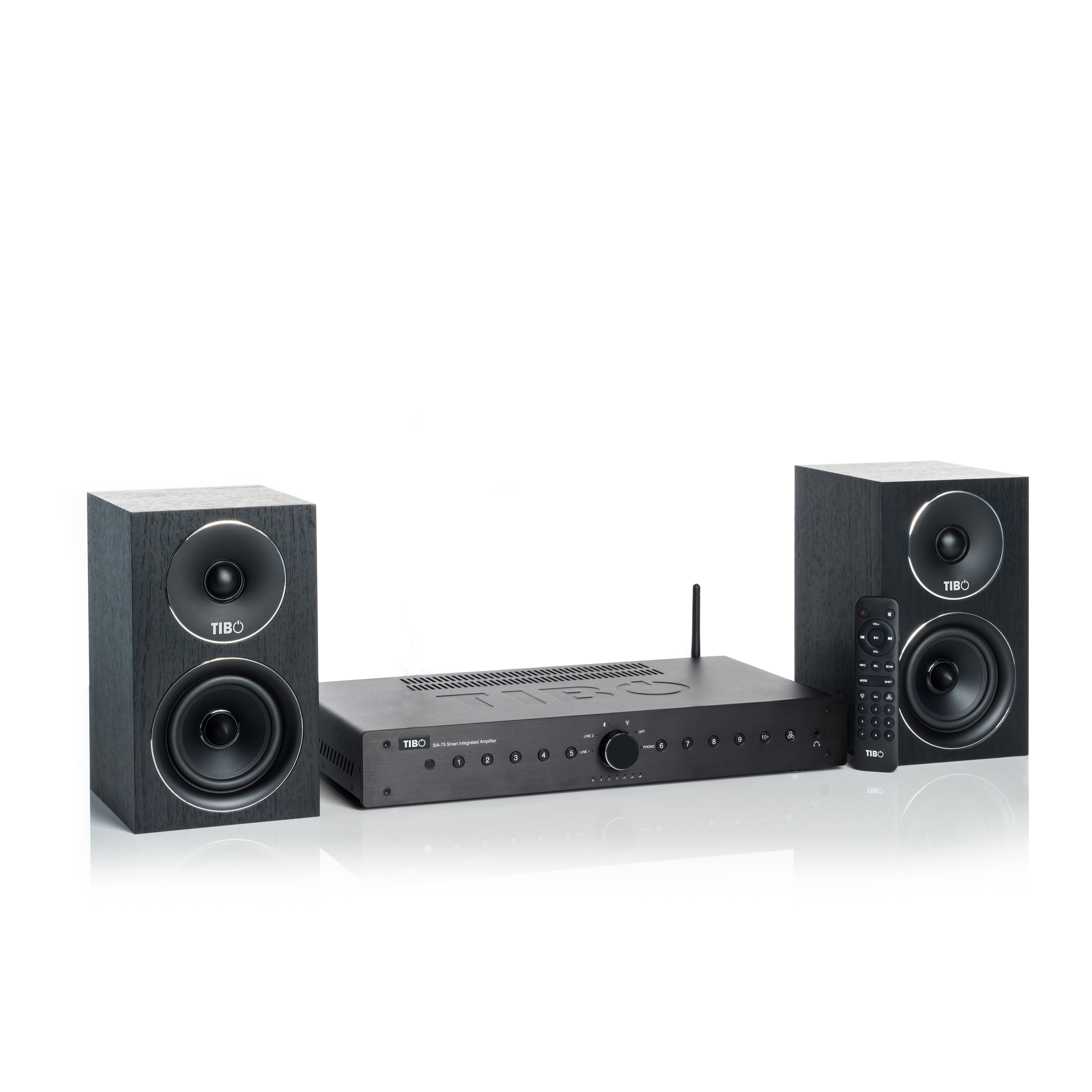 Tibo SIA75 Wi-Fi Bluetooth Hi-Fi Amplifier, Multi-room