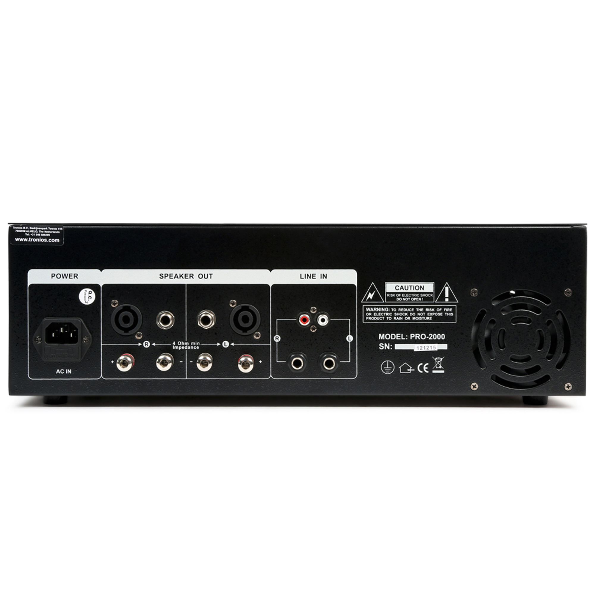 Skytec SKY-2000B 2-Channel DJ Power Amplifier