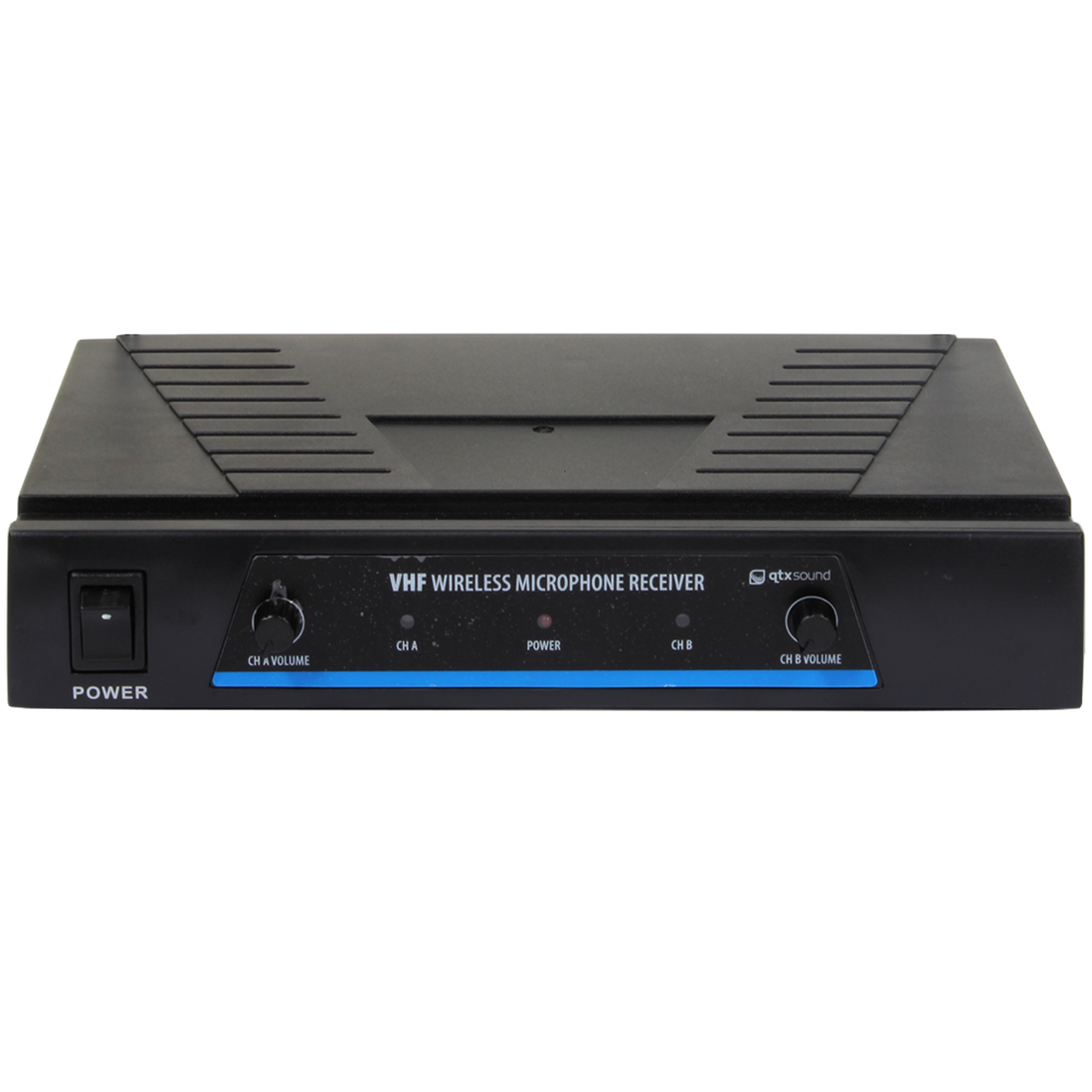 Skytec VH2 Wireless Handheld Microphone System, Set of 2 (VHF 2-Channel)