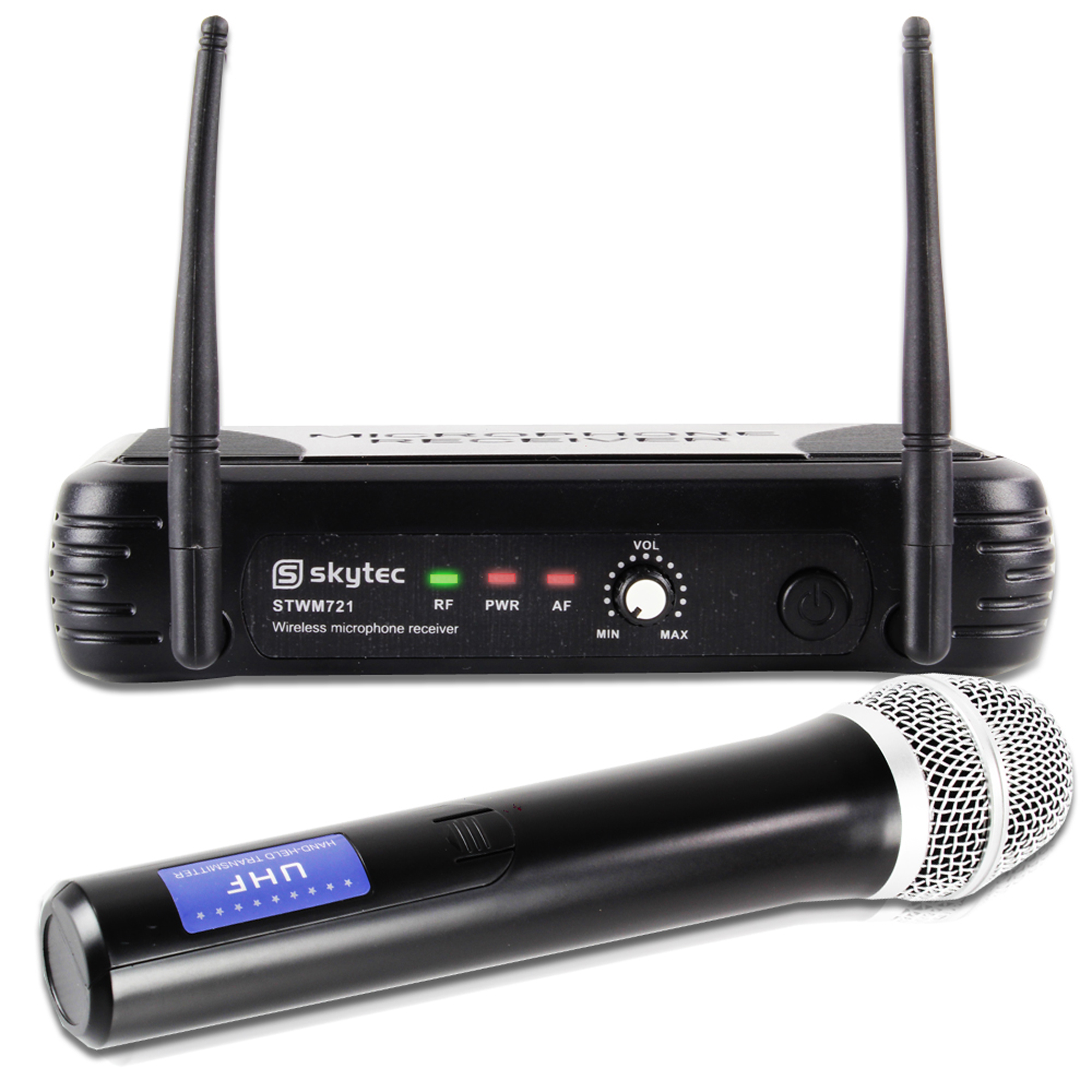 Skytec Wireless Handheld Microphone System (UHF 1-Channel)