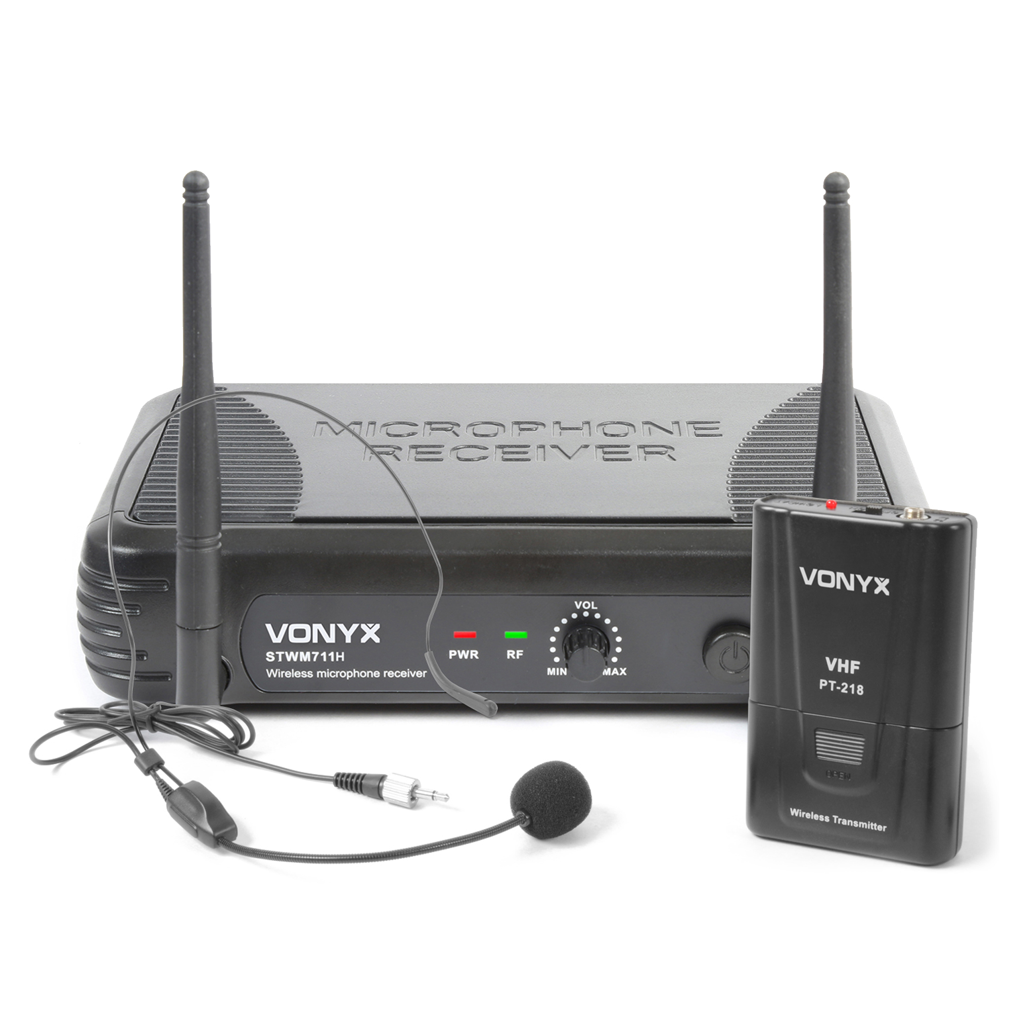 Vonyx STWM711H Wireless Bodypack Microphone System (VHF 1-Channel)