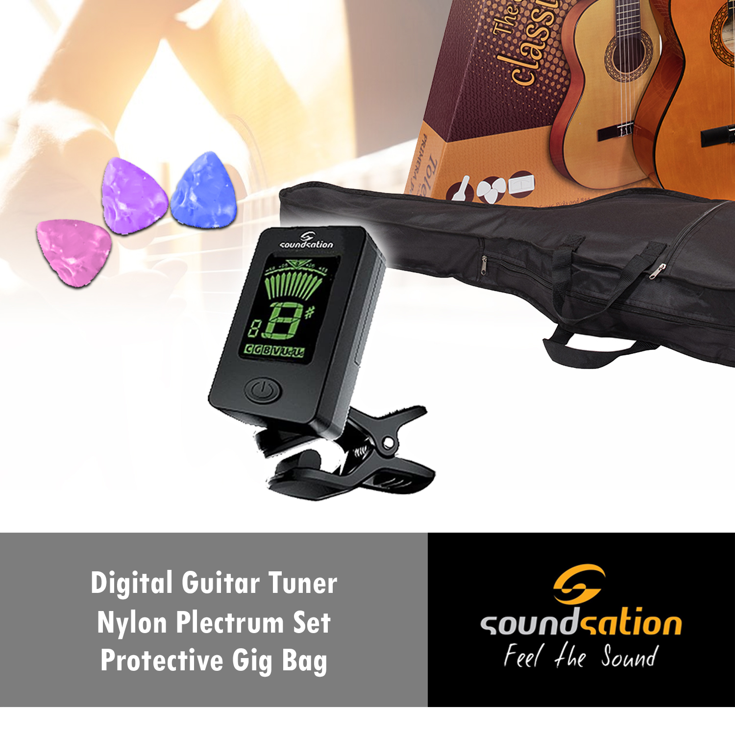 Soundsation PRIMERA 44NT Classic Acoustic Guitar Set