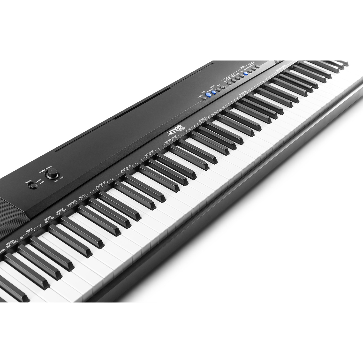 Electronic Keyboard - Max KB6 Digital Piano with 88 Weighted Keys