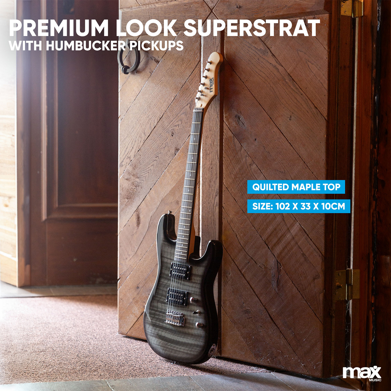 GigKit Full Size Electric Guitar Set with Amplifier & Accessories ...
