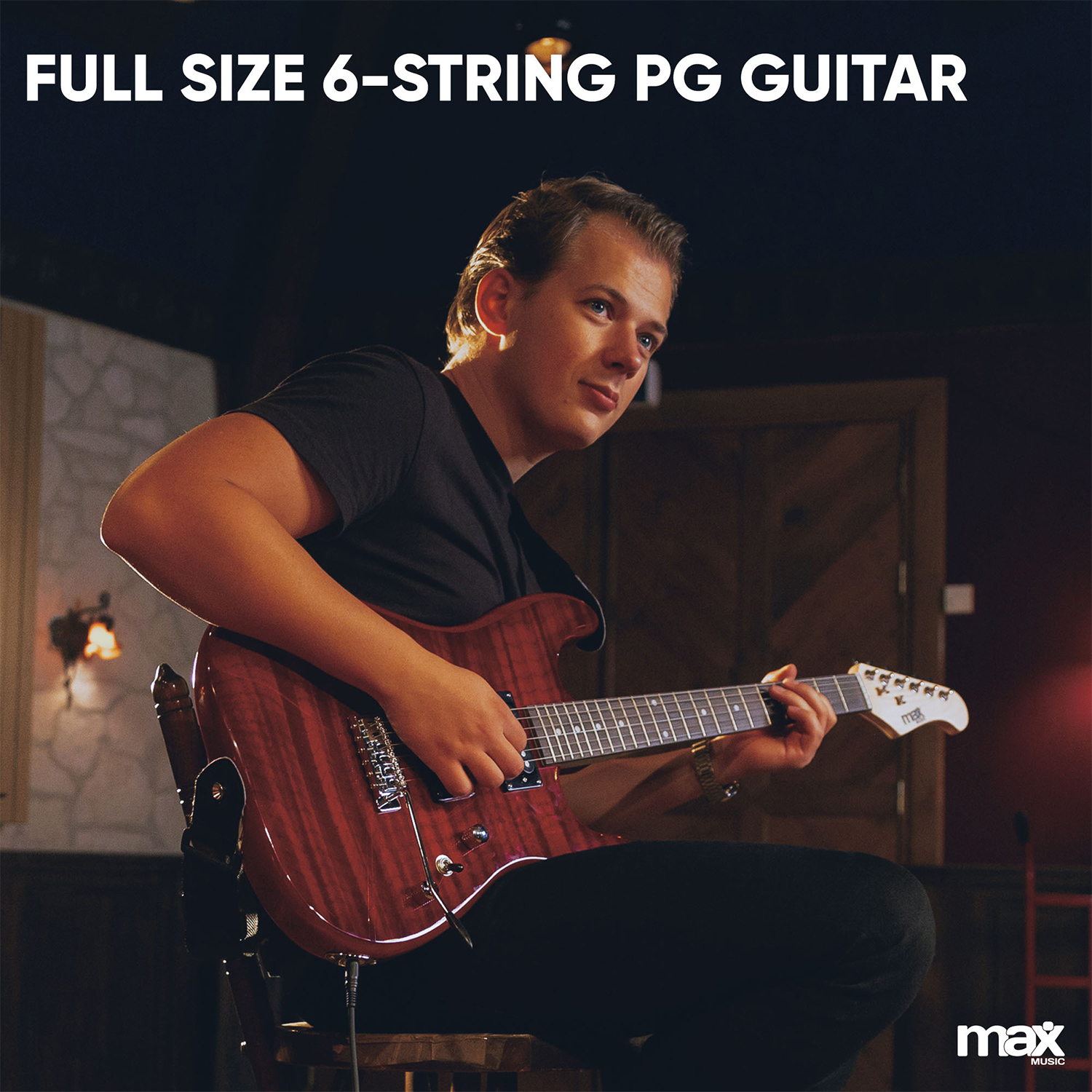 GigKit Full Size Electric Guitar Set with Amplifier & Accessories ...
