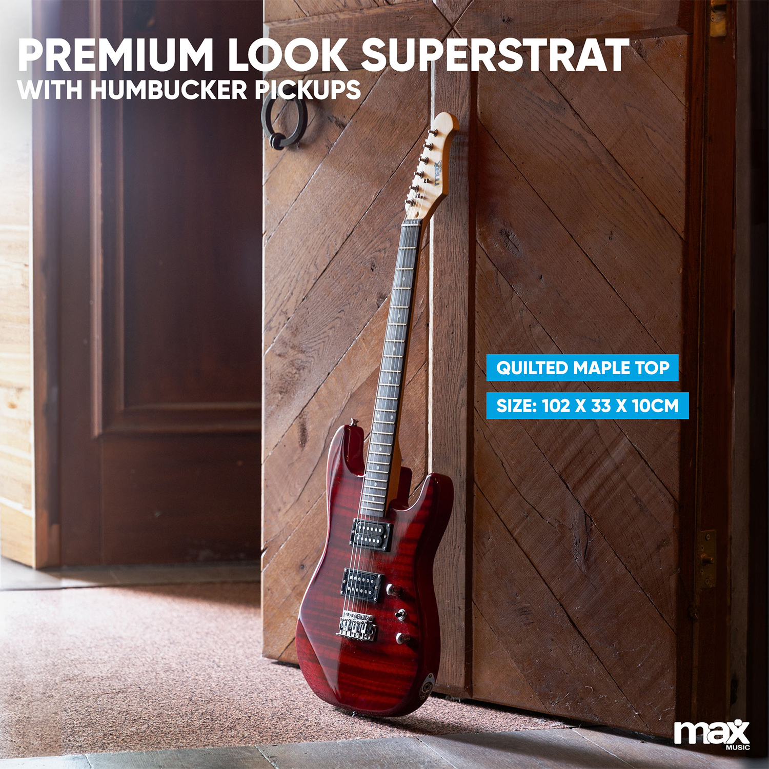 GigKit Full Size Electric Guitar Set with Amplifier & Accessories ...