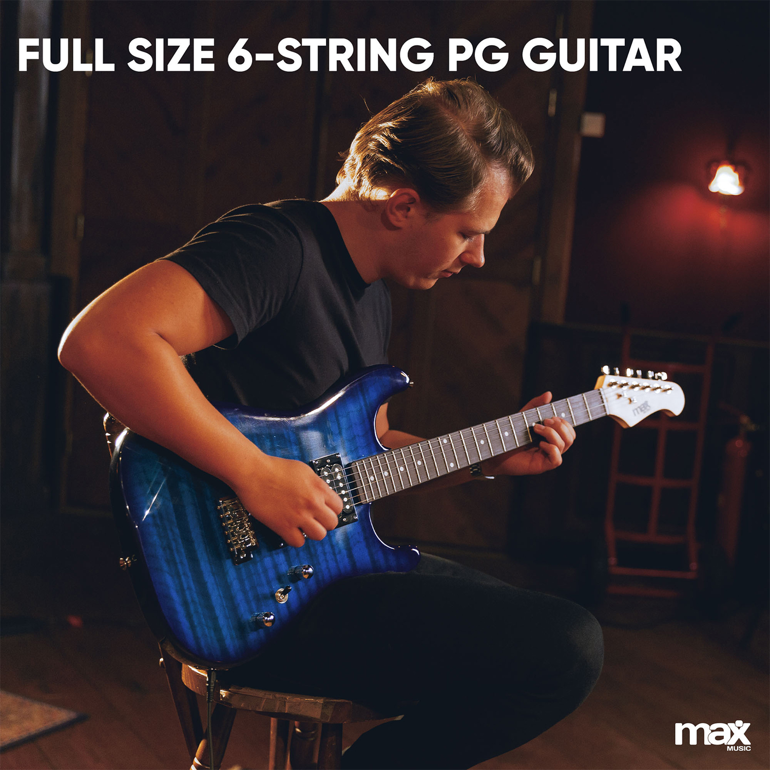 GigKit Full Size Electric Guitar Set with Amplifier & Accessories ...