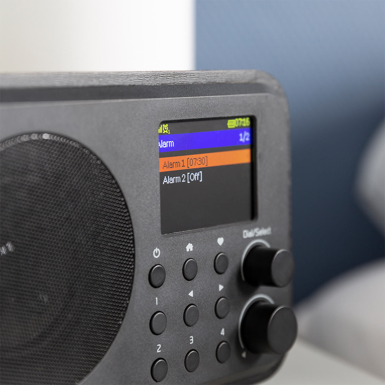 Audizio Venice Internet Radio Tuner with Bluetooth, Black