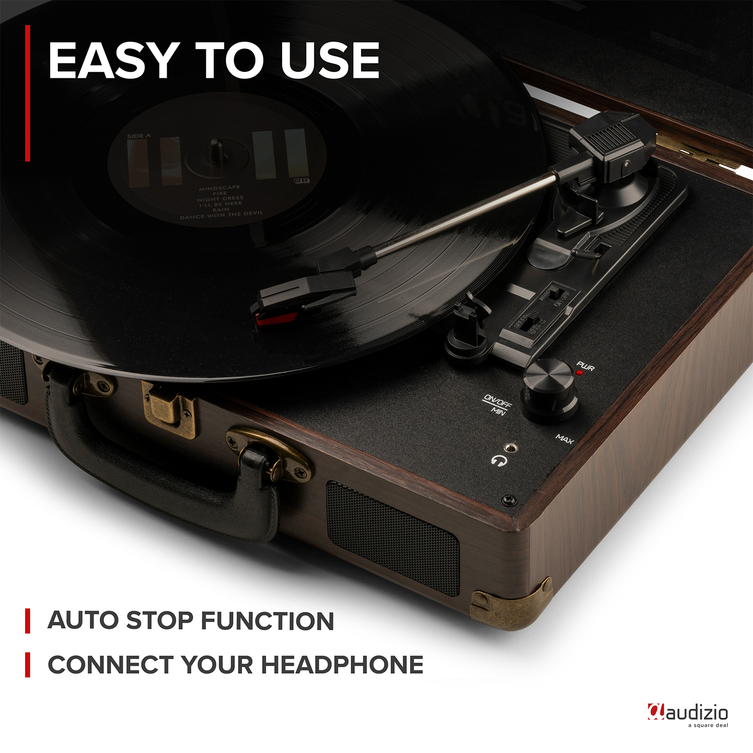 RP114 Briefcase Record Player with Speakers - Transfer Vinyl LP to ...