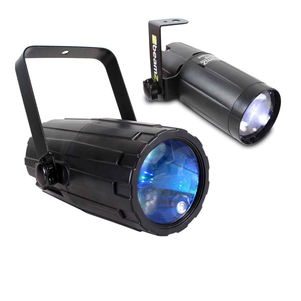 BeamZ LED Pinspot Light & BeamZ LED Moonflower Light