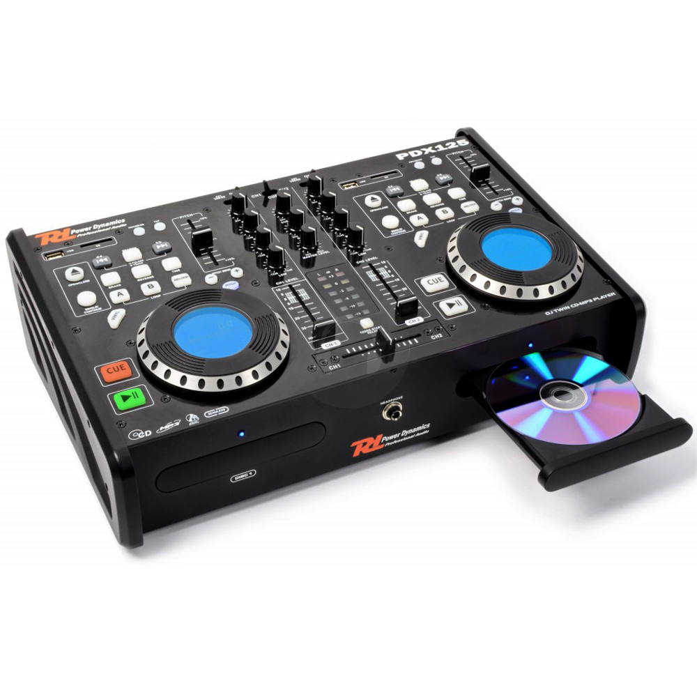 PD PDX125 Dual CD SD MP3 Player Professional Home Recording Studio DJ ...